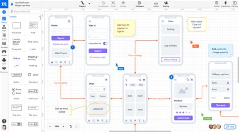 easy wireframe tool for your whole team moqups