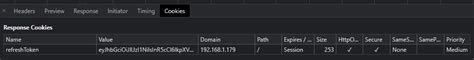 javascript cookie is not set in browser node js express js