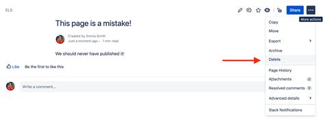 how to delete a page in confluence plus 4 formatting tips