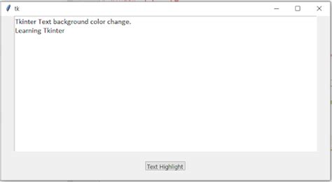 [python] tkinter를 활용하여 text 강조 highlight 하기