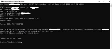 scripting powershell script alternative to telnet smtp connection
