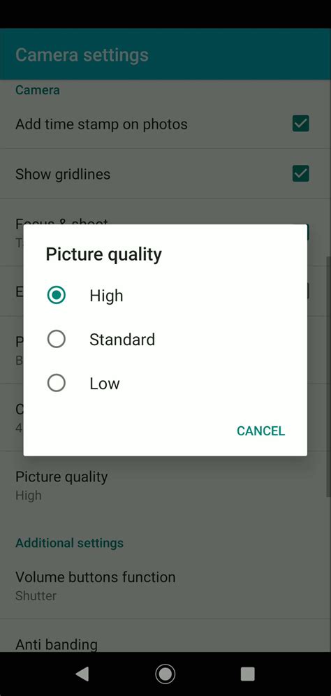 Picture Quality Android 9 Manual Techbone