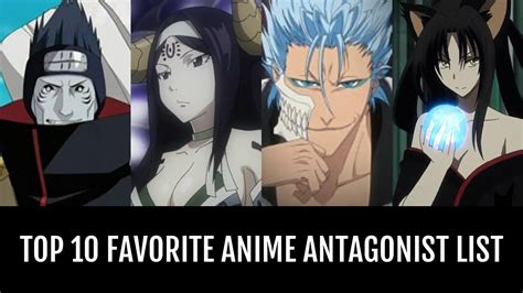 Top 10 Favorite Anime Antagonist By Kennethdonneth Anime Planet