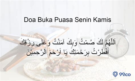 Bacaan Niat Dan Doa Buka Puasa Senin Kamis Beserta Artinya