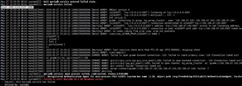 mariadb报：error 2002 hy000 can t connect to local mysql server