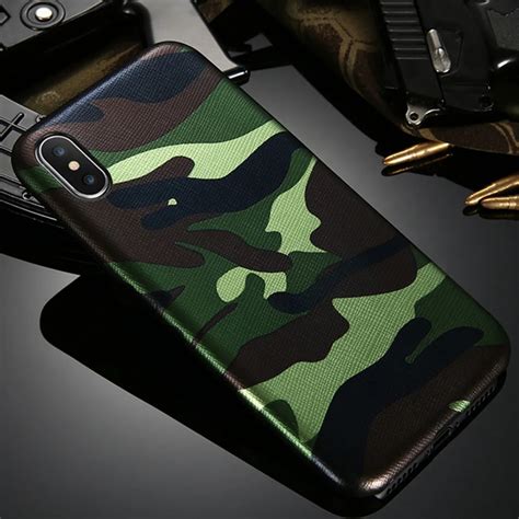 Kisscase Camouflage Cases For Iphone X 5 5s Se 8 7 6 6s Military