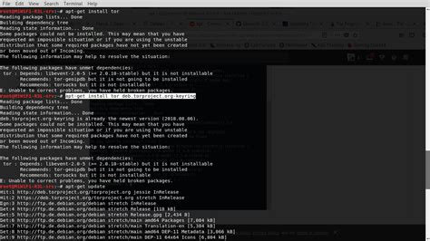 apt cannot install libevent for tor ask ubuntu
