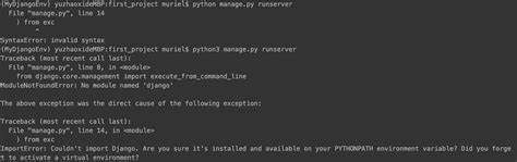 python problem with manage py no module named django stack overflow
