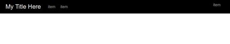 html mincss right align navbar stack overflow