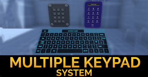 multiple keypad system systems unity asset store
