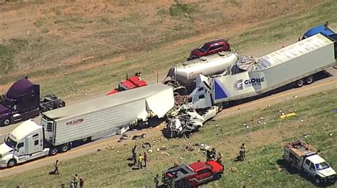 Truck Driver Charged In Double Fatality Five Semi Truck Crash In Oklahoma