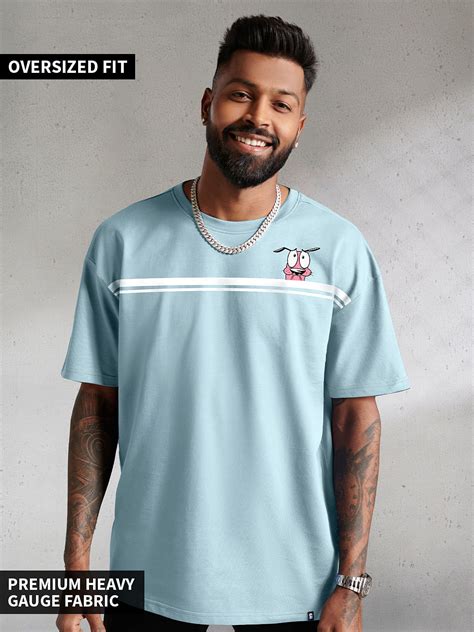 Buy Courage Face Oversized T Shirts Online