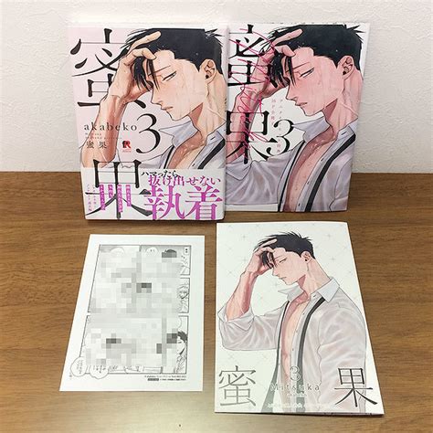 【目立った傷や汚れなし】書籍新品★蜜果 3巻 特典3種セット★小冊子 リーフレット ペーパー★とらのあな アニメイト限定 Akabeko 有償
