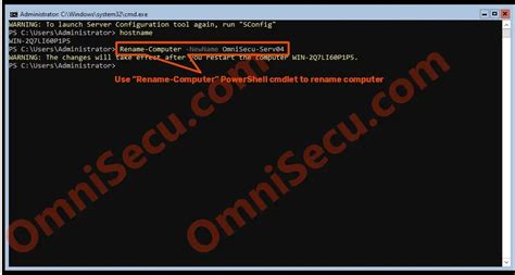 How To Rename Computer Name Using Powershell