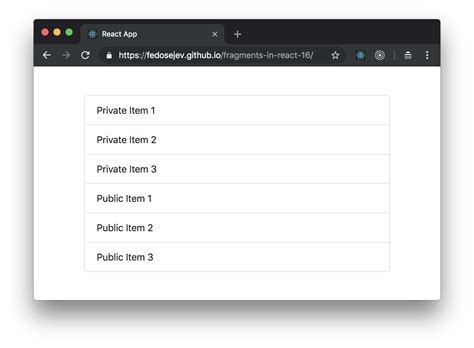 fragments in react 16 react tips