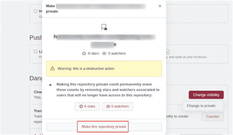 how to update public repository to private in github — kloudle website