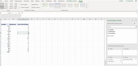 how to cross reference to columns in a pivot table microsoft community