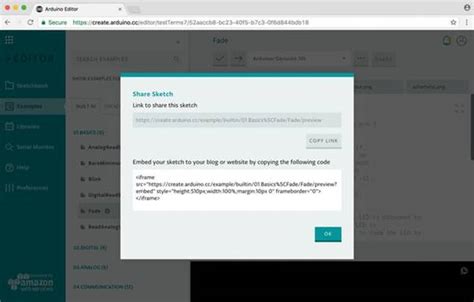 guide to arduino web editor