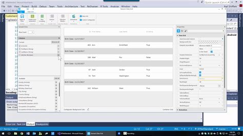 control configurators xamarin forms xamdatagrid row grouping youtube