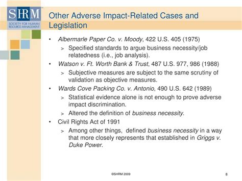 Ppt Adverse Impact And Disparate Treatment Two Types Of