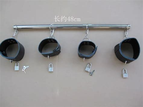 2014 New Stainess Steel Spreader Bar Sexy Costumes Bodysuits Shackles