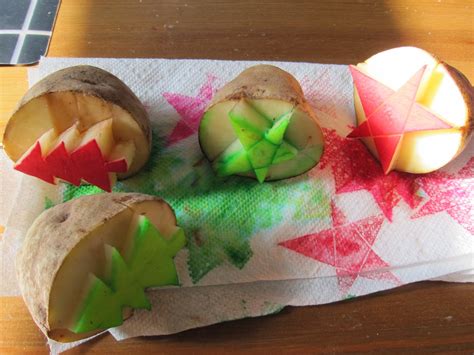 potato stamps and bebehs… jenny o grady