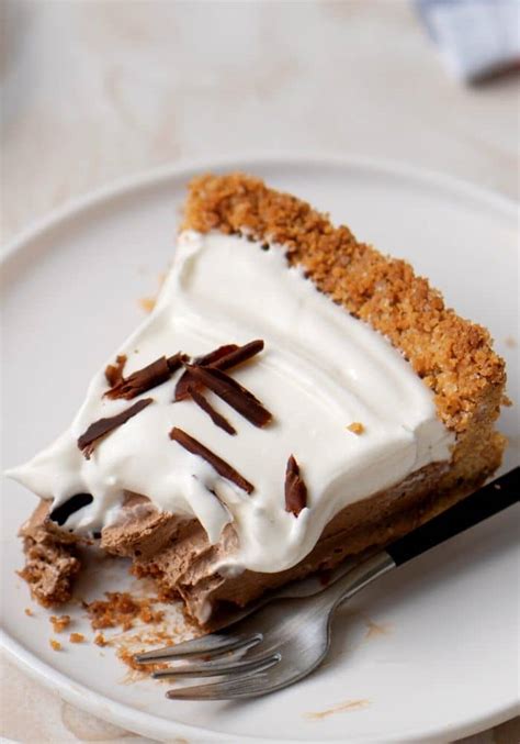 Easy French Silk Pie Recipe With Graham Cracker Crust