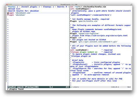 macvim plugins stpilot