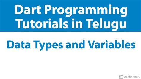 4 dart data types and variables dart programming language tutorials