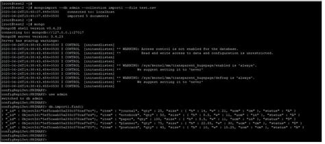 mongodb import how import command works in mongodb examples