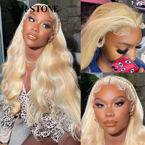 613 Blonde Lace Front Wigs Remy Brazilian Body Wave 13x4 Lace Front