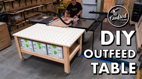 Diy Mft Style Outfeed Table Assembly Table And Workbench How To Build