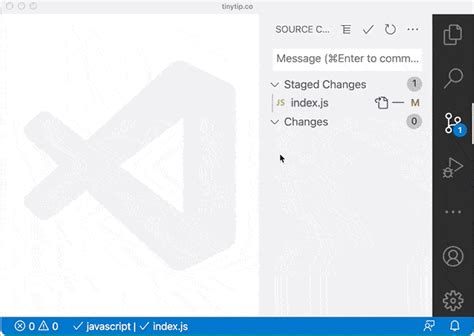 reuse the last git commit message in vs code tinytip