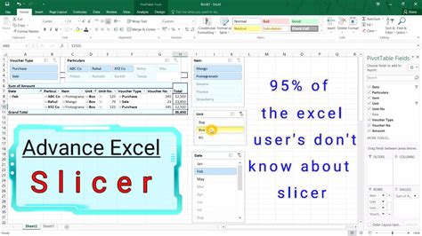 excel slicer explained in hindi pivot table slicer live advanced