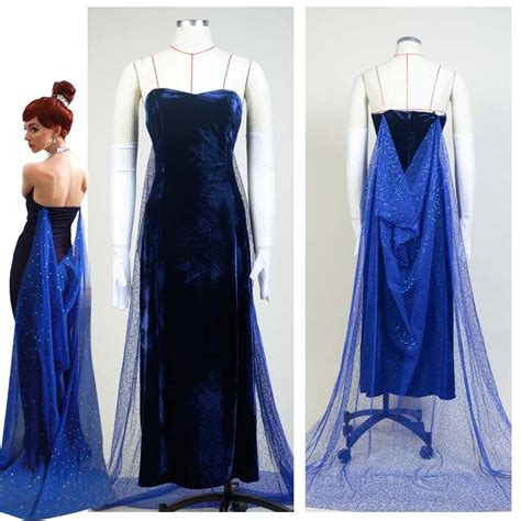 Fortunehouse Princess Anastasia Dress Cosplay Costume Anastasia Blue