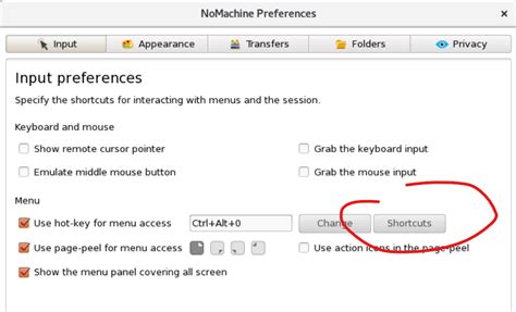 nomachine forum arrow keys don t work