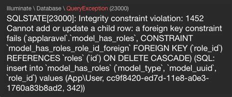 php how can i correctly implement uuids in laravel with spatie