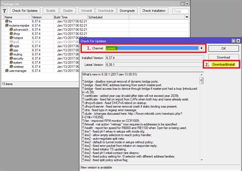 Upgrade Software And Firmware Mikrotik Routeros Wifi World