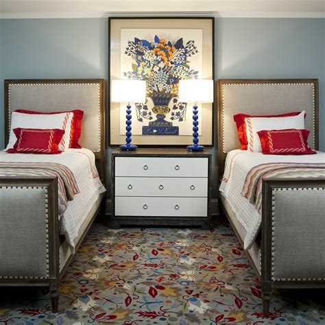 Double Twin Bed Bedroom Need To Do For Guest Room Table Lamps
