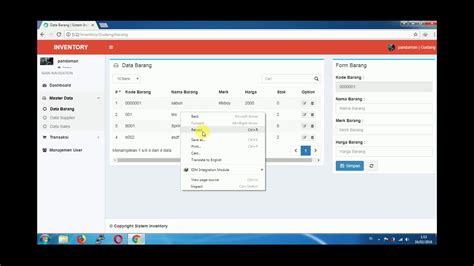 source code sistem inventory free youtube