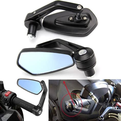 Universal 7 8 Handle Bar End Rearview Side Mirror For Motorcycle