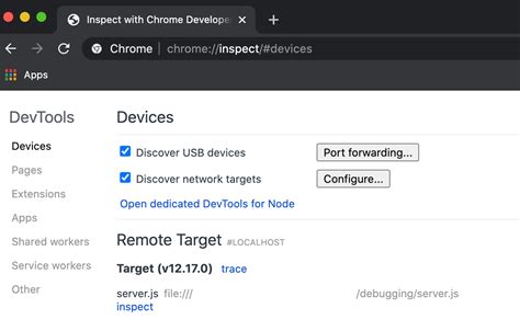 how to debug node js with the built in debugger and chrome devtools
