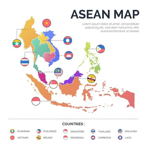 Map Of Asean Member Countries