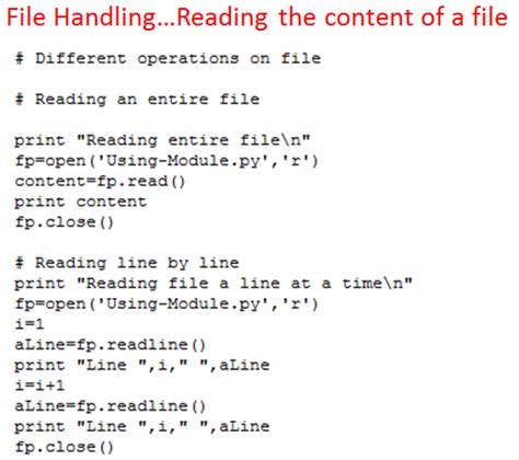 lessons on python with example python file handling