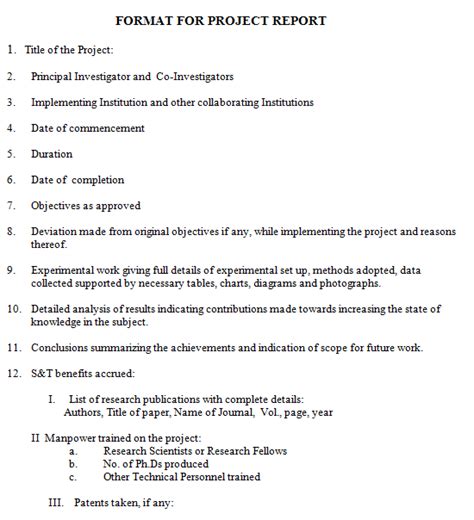 21 Free Project Report Template Word Excel Formats