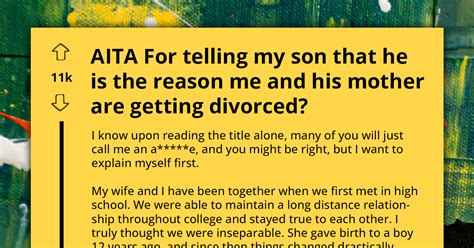 Harsh Father Tells His 12 Year Old Son That He Caused Their Divorce