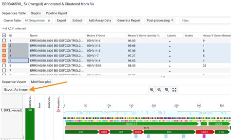 exporting annotated sequences and sequence tables geneious biologics