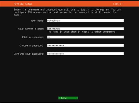 how to install ubuntu 20 04 lts server