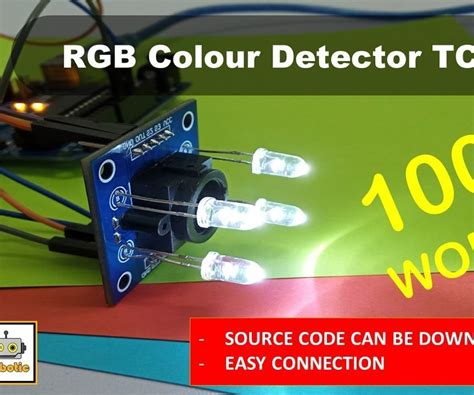 tutorial how to use rgb colour detector sensor tcs230 with arduino uno