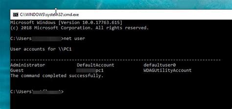 the easy way to show administrator password using cmd on